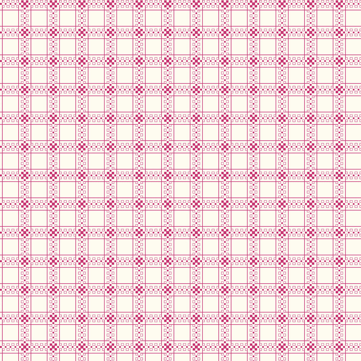 Stonleigh Pink Grid by Susan Smith – Two Thimbles