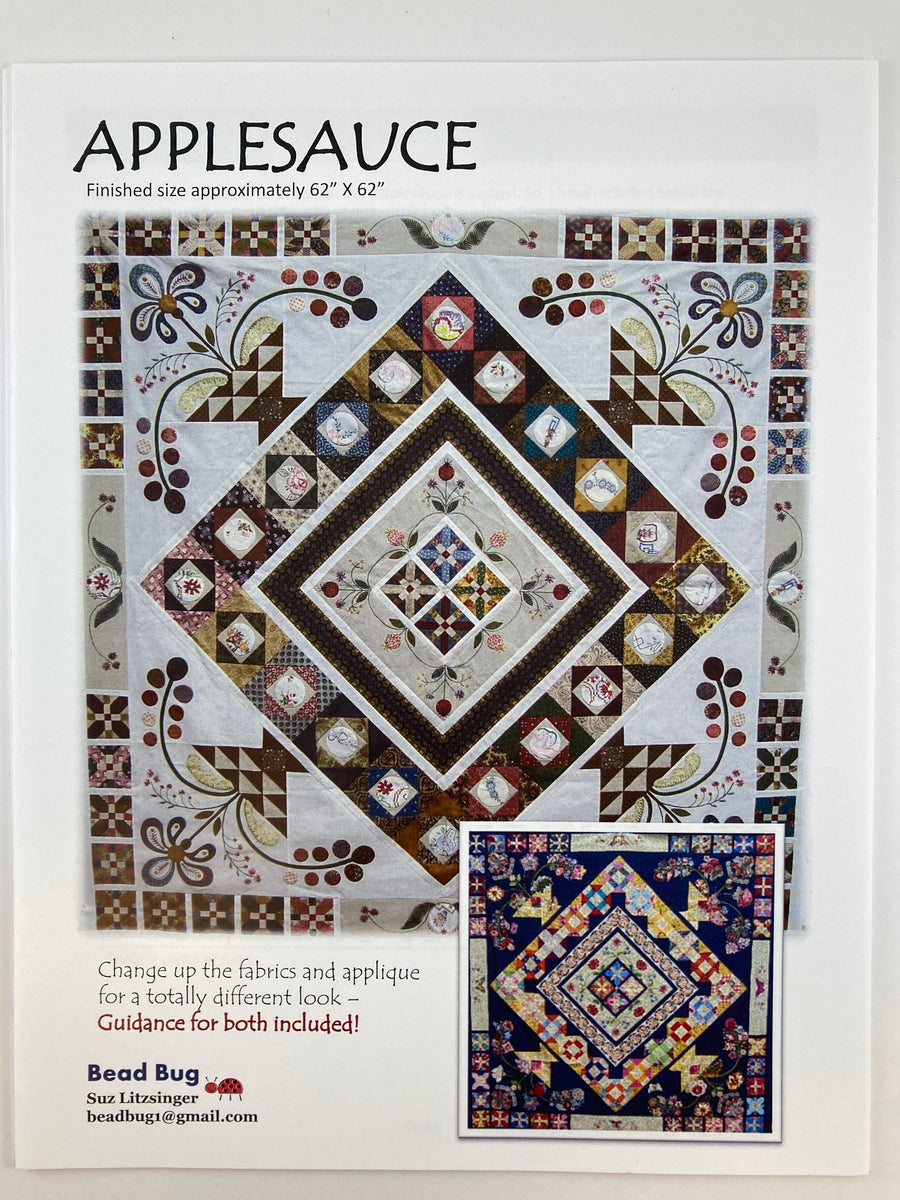 Applesauce Quilt Pattern by Suz Litzsinger – Two Thimbles