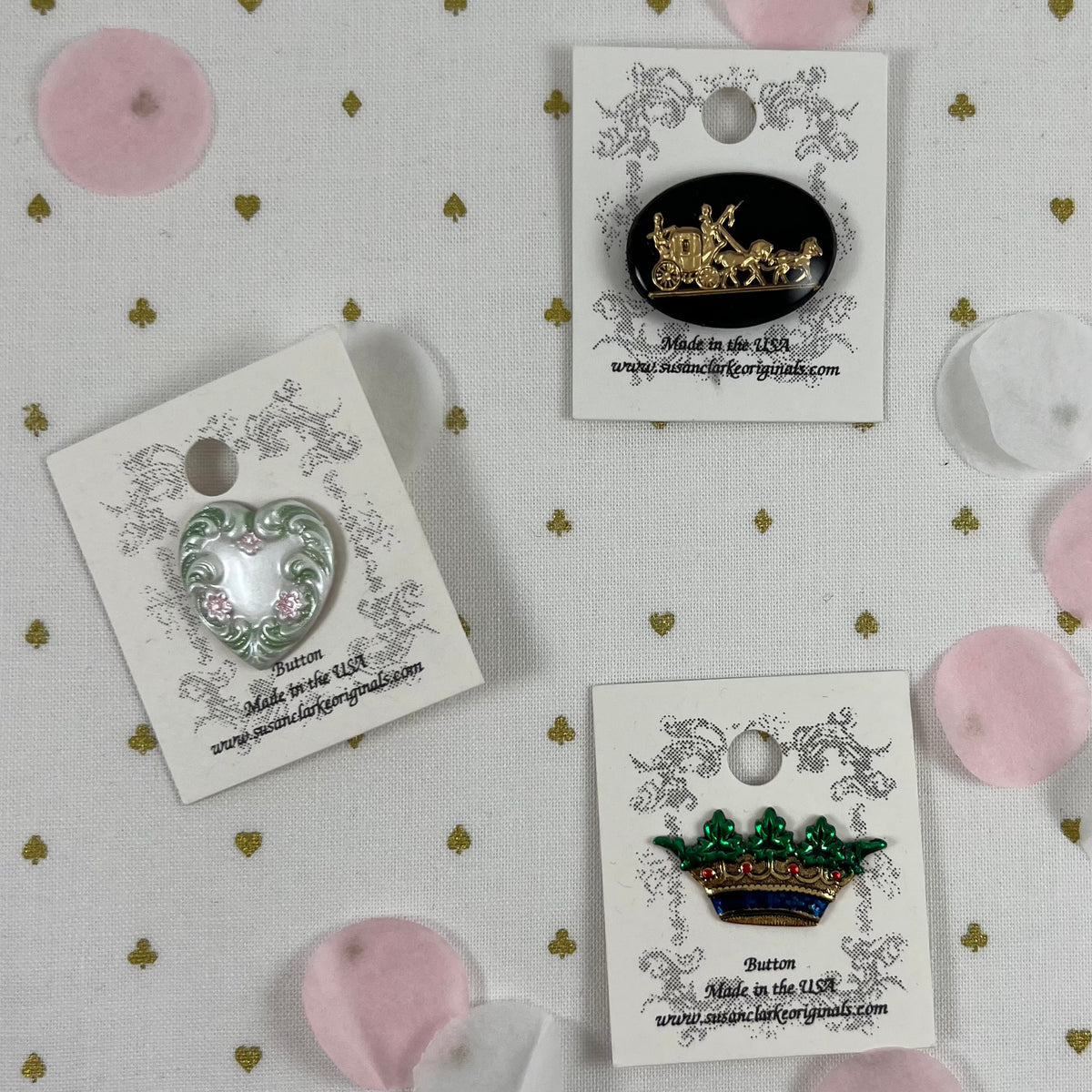 Buttons Susan Clark Original – Two Thimbles