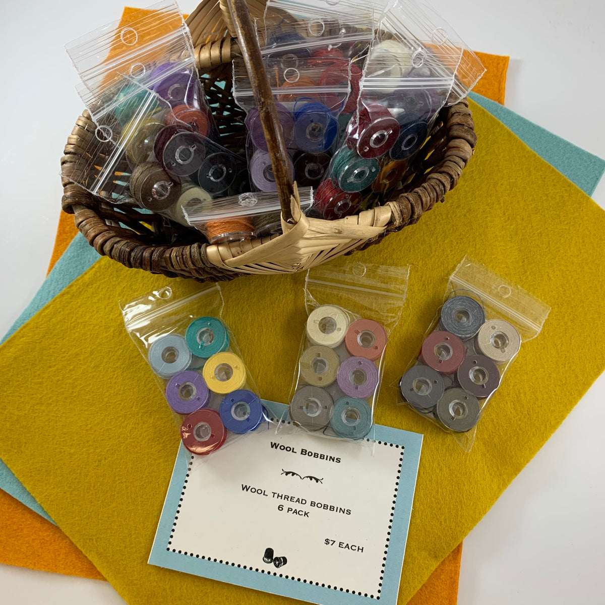 Wool and Wool Blend Thread 6 pack – Two Thimbles