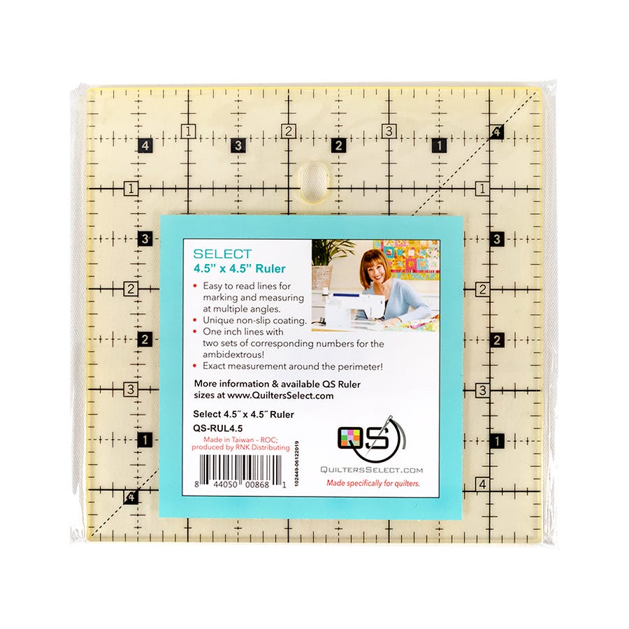 Quilters Select 4.5 inch Ruler – Two Thimbles