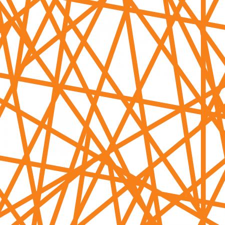 Stripes by Victoria Findlay Wolfe Sharp Orange – Two Thimbles